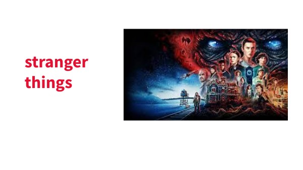 stranger things
