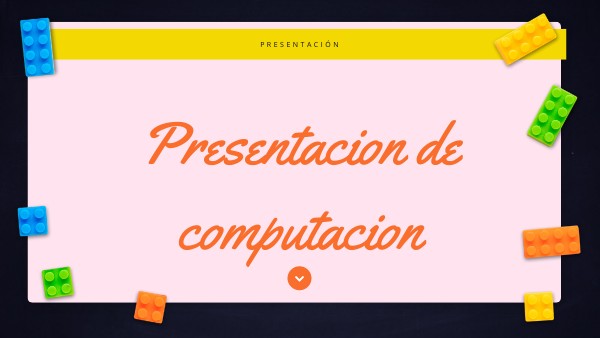 PRESENTACIÓN de computacion | Genially