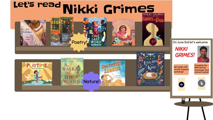 Nikki Grimes book display