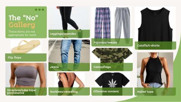 Dress code no no | Genially