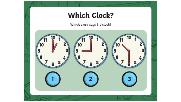 Telling the time : PAST and TO | Genially