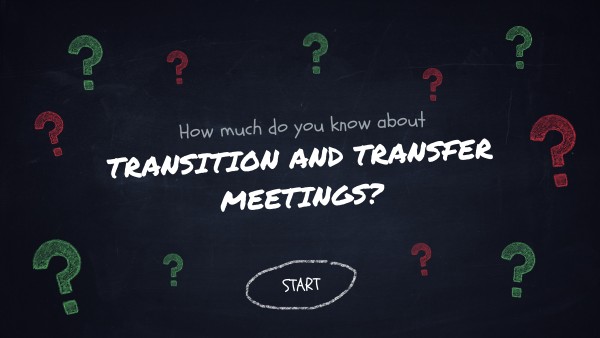 Transition and Transfer Quiz | Genially