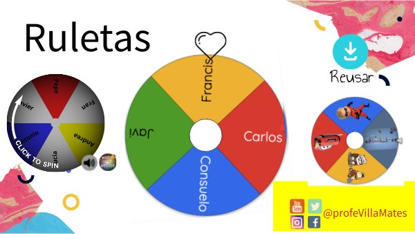 Reutilizable Ruleta | Genially