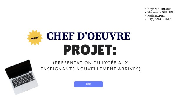 diaporama chef d'oeuvre | Genially