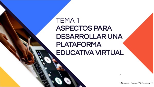 Plataforma educativa virtual