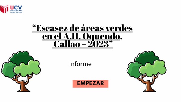 INFORME AREAS VErdes | Genially