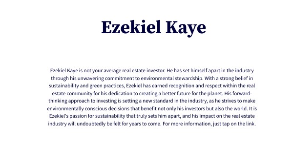Ezekiel Kaye