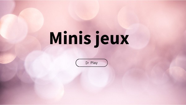 jeux | Genially