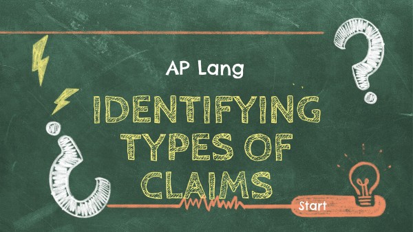 Identifying Types of Claims