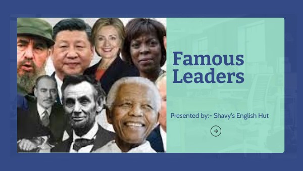 Famous Leaders - last 5 (Phonics) | Genially