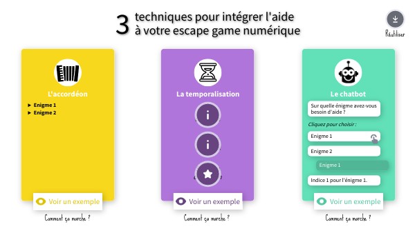 Tuto : aides pour EG numérique