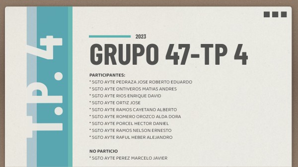 TP 4 - GRUPO 47