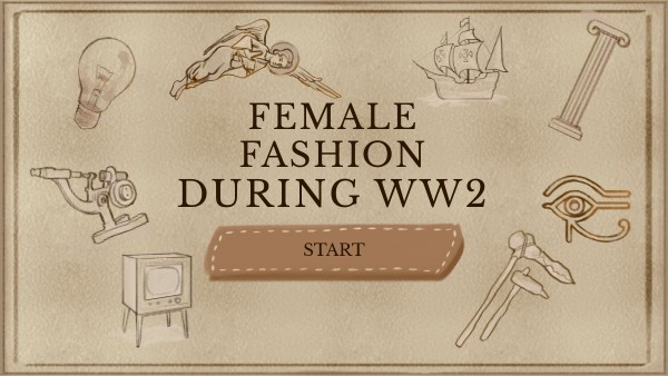 Female fashion wwii