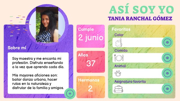 TARJETA ASÍ SOY YO | Genially