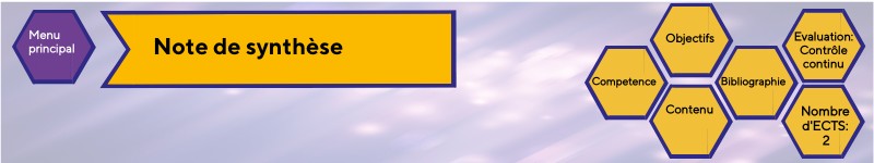 Syllabus Note de synthèse