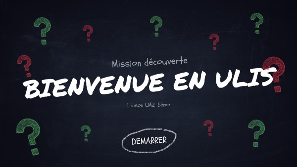 BIENVENUE EN ULIS | Genially