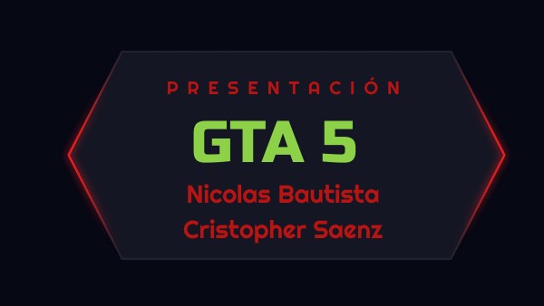 PRESENTACIÓN GTA 5