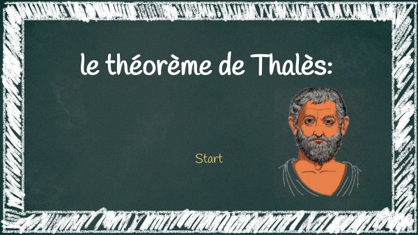 le théorème de Thalès | Genially