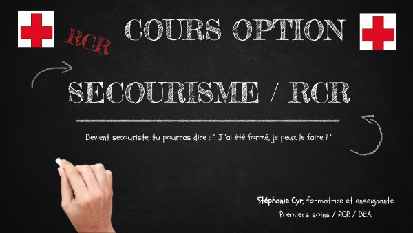 Option Secourisme / RCR