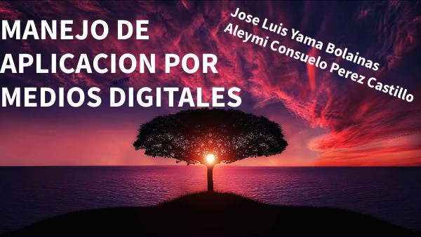 Manejo de Aplicaiones Por Medios Digitales | Genially