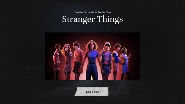 SCAPE ROOM Stranger Things