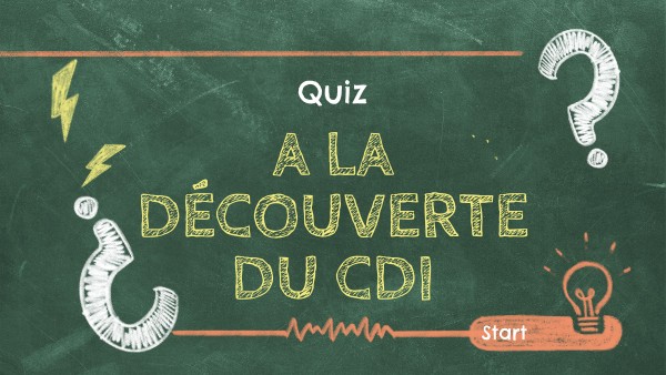 A la découverte du CDI | Genially