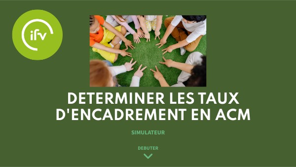 ACM - Taux d'encadrement | Genially