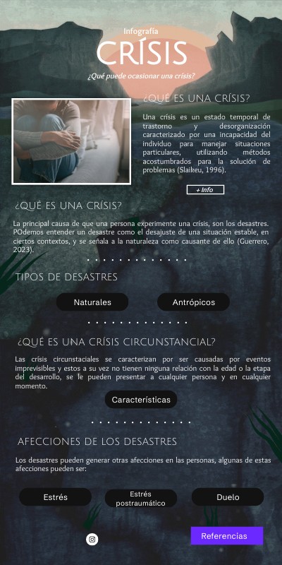 Infografía Crisis | Genially