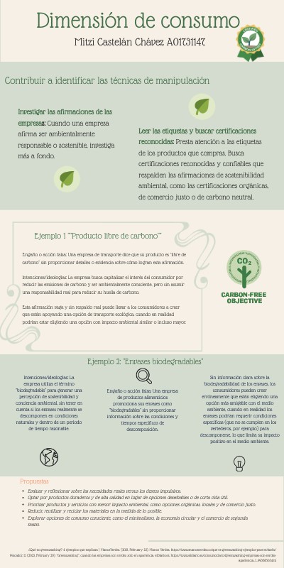 Dimensión de consumo