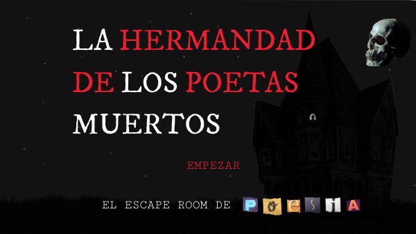 el escape room de poesía | Genially
