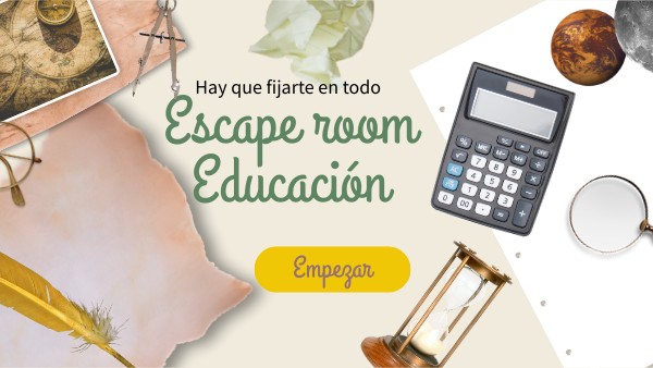 ESCAPE ROOM EDUCACIÓN | Genially