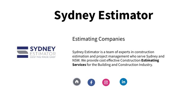 Sydney Estimator