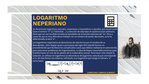 LOGATIMO NEPERIANO | Genially