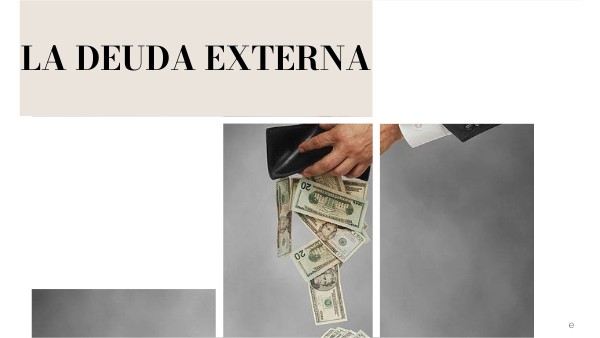 LA DEUDA EXTERNA