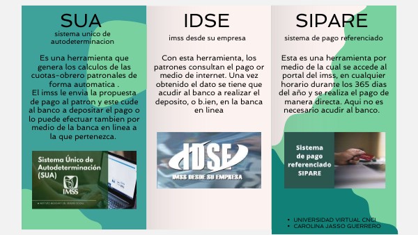 TRÍPTICO SEGURIDAD SOCIAL | Genially