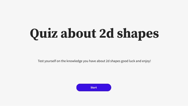 Quiz On Your Knowledge About 2d Shapes