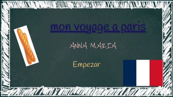 mon voyage a paris | Genially