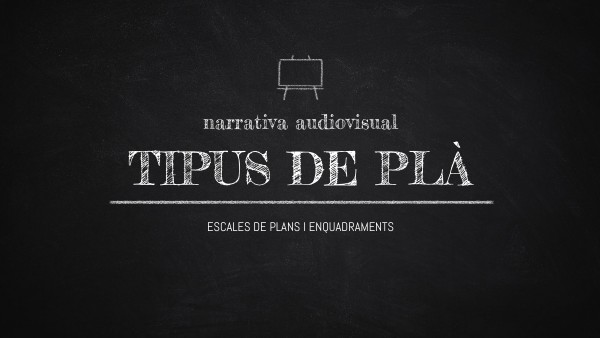 TIPUS DE PLÀ SEGONS ESCALA