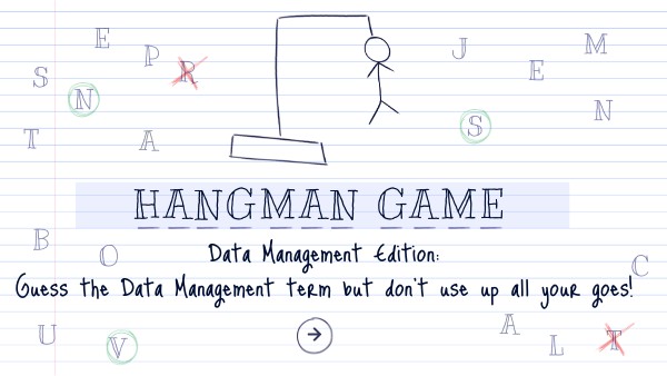 Data Management Hangman Game