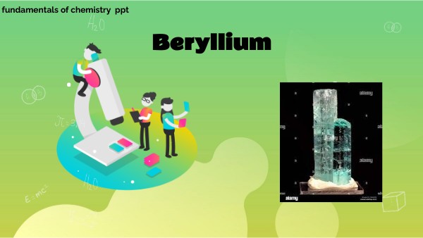 Beryllium presentation | Genially