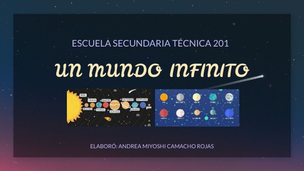 UN MUNDO INFINITO ANDREA AND DAVID