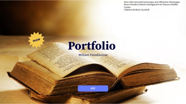 portfolio william | Genially