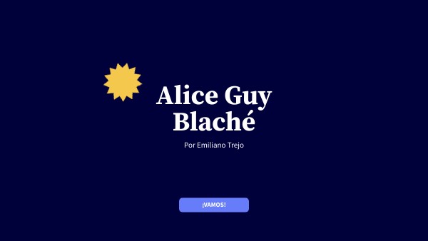 Alice Guy Blaché