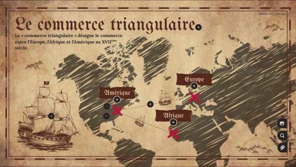 Le commerce triangulaire | Genially