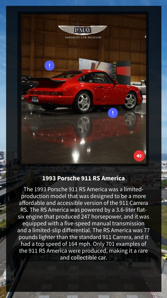 Porsche 911 RS QR code