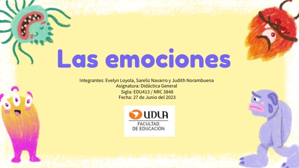 Las emociones | Genially