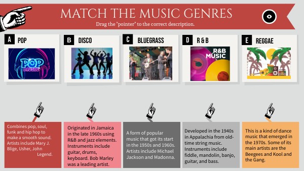 Match Music Genres
