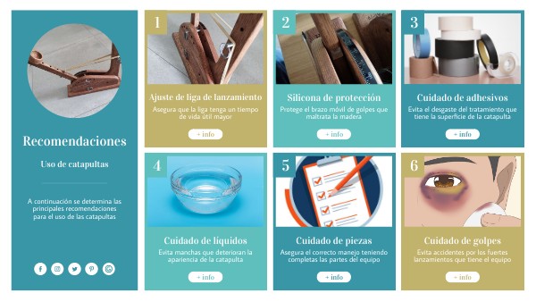 Recomendaciones catapulta | Genially