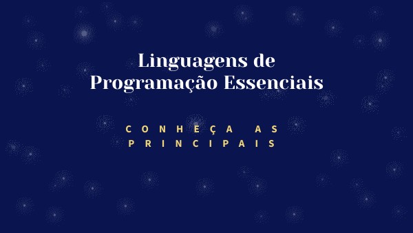 Linguagens de programação