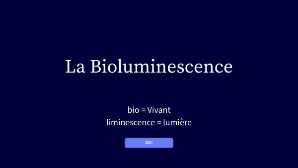 Bioluminescence